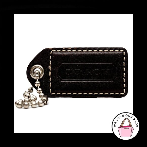 Coach | Accessories | 25 Vintage Coach Mahogany Brown Leather Nickel ...